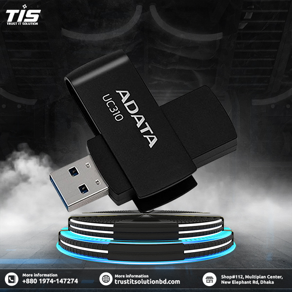 ADATA UC310 Black 64GB USB 3.2 Pen Drive