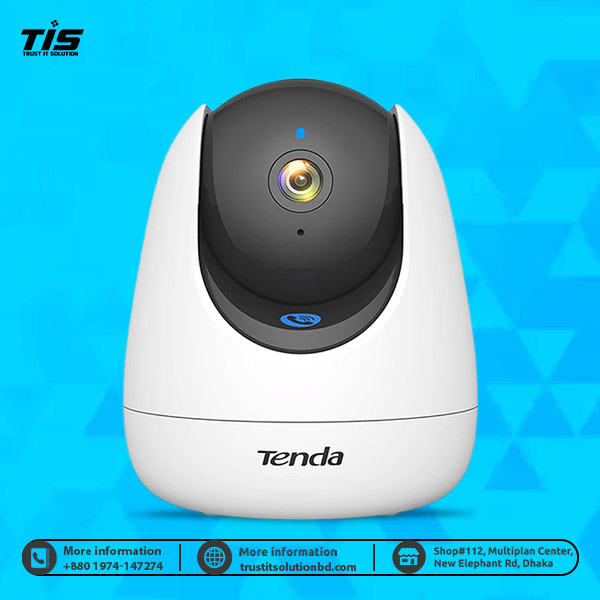 Tenda CP3 Pro 4mm 3.0MP Pan-Tilt Wi-Fi Dome IP Camera