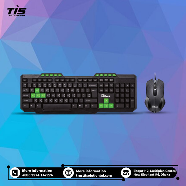 PC POWER PGC303Y103 KEYBOARD & MOUSE COMBO