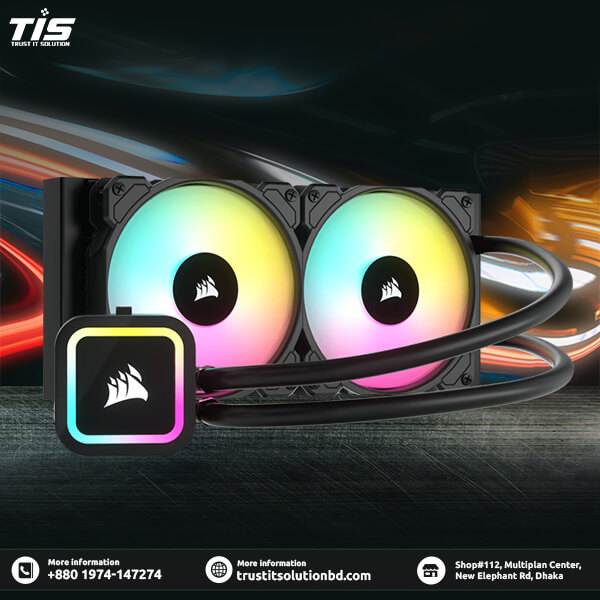 CORSAIR ICUE H100X RGB ELITE LIQUID CPU COOLER