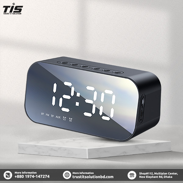 Havit HV-M3 Portable Alarm Clock Bluetooth Speaker