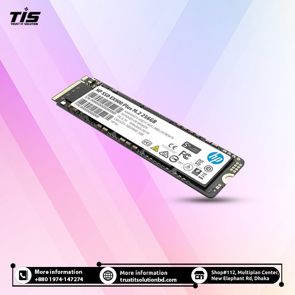 HP EX900 PLUS 256GB M.2 PCIe NVMe Internal SSD