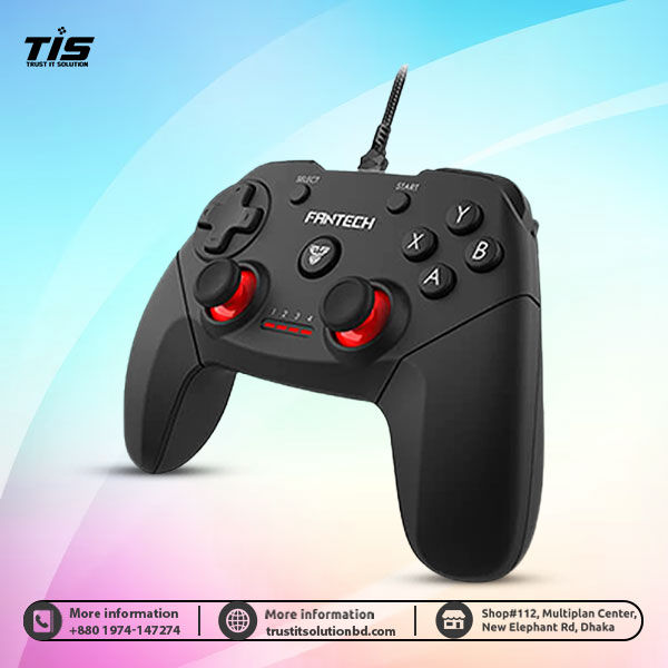 Fantech GP12 Revolver USB Wired Black Gaming Controller