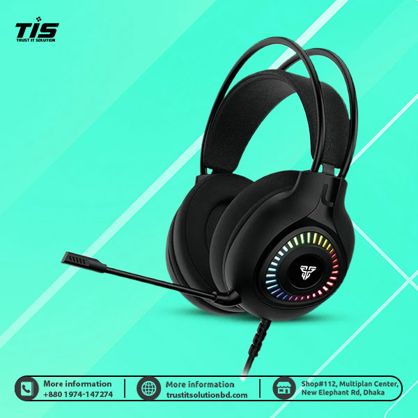 Fantech HG25 Orbit RGB Wired Black Gaming Headphone